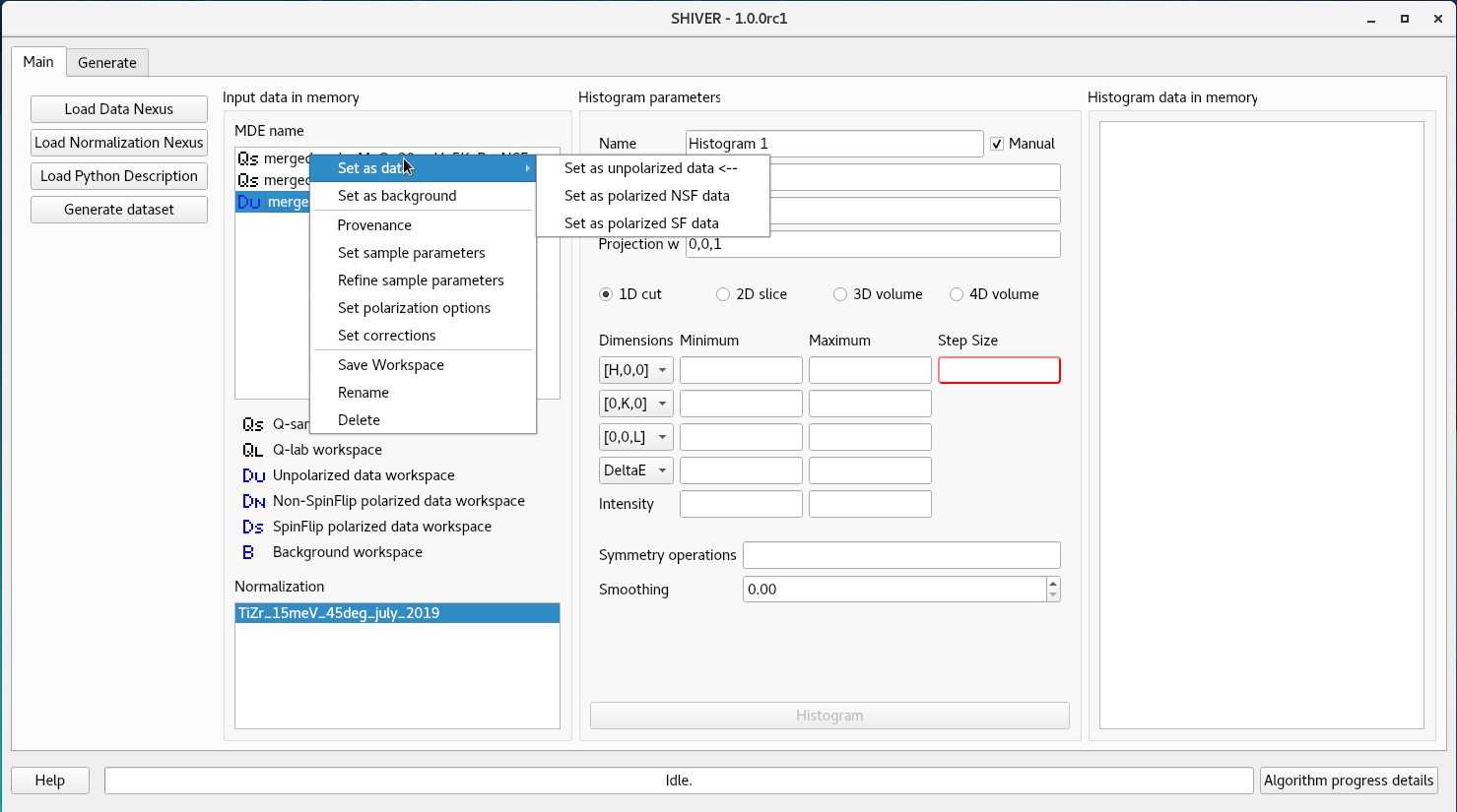 Spectroscopy HIstogram Visualizer for Event Reduction | a data visualization tool for single ...